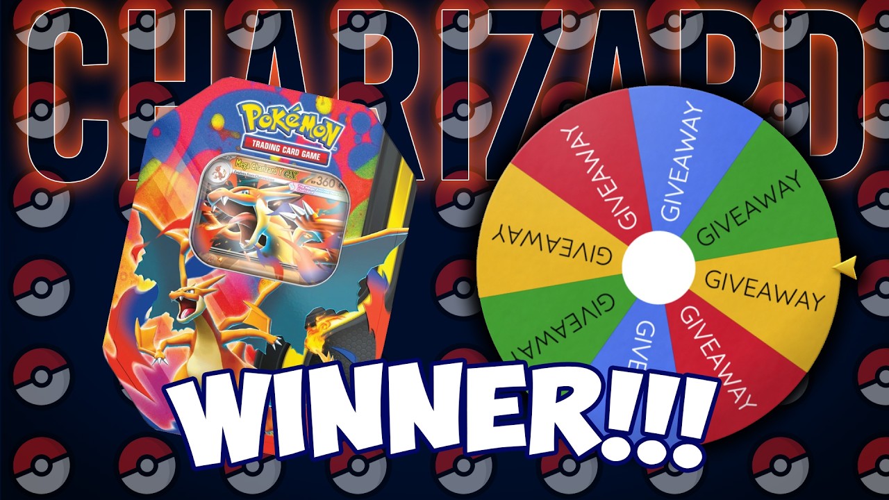 Picking the Winner! Charizard Y Tin Giveaway (Also to prove it not fake lol)