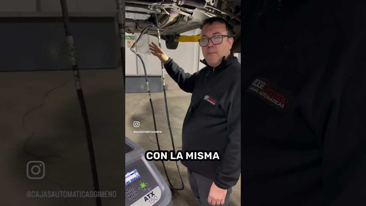 Maintenance of automatic gearboxes with Mahle machine and how it works