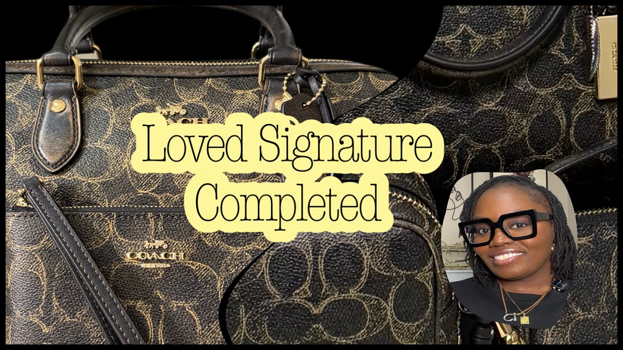 New COACH “Loved Signature” Pieces + How I’m Using it!