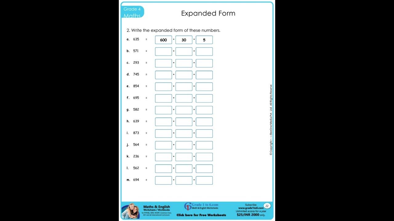 The Best Grade 4 Math Workbook | PYP 4 IB | Common Core | CBSE | International Curriculum