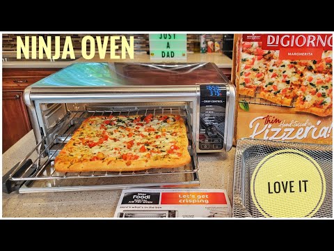 REVIEW Ninja SP101 Digital Air Fry Countertop Oven 8 in 1 Flip Up & Away with Air Fryer Basket