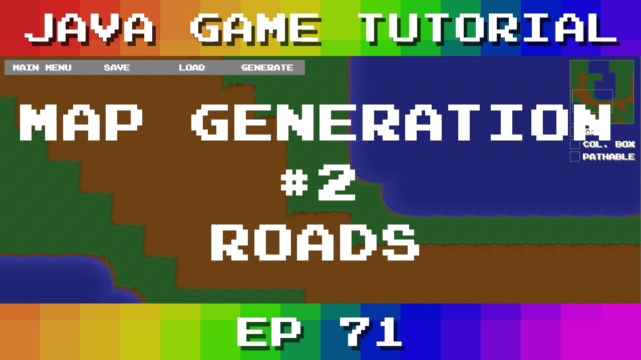 Java Game Tutorial: Ep 71 - Map Generation #2