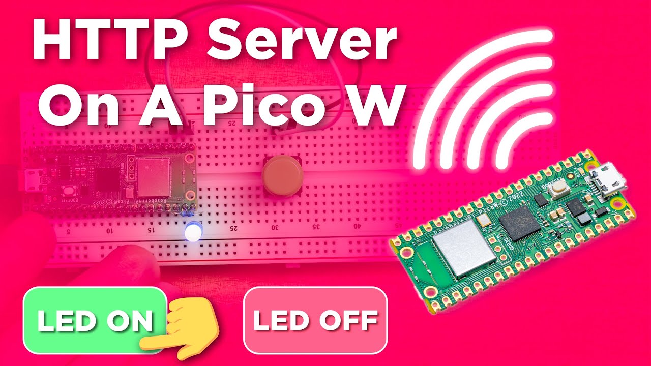 How To Setup a HTTP Web Server With Raspberry Pi Pico W (using WiFi)