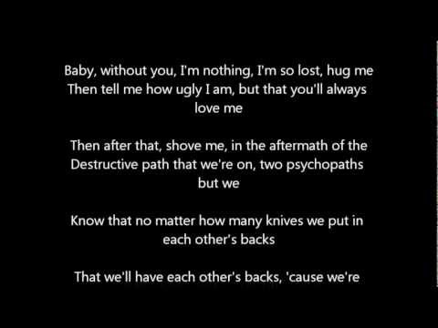 EMINEM ONLY Love the way you lie part 2 lyrics