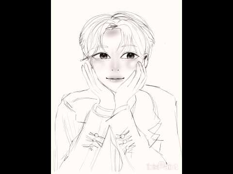 LEEKNOW! #leeminho #leeknow #minho #skz #straykids #kpop #sketch #art #drawing #short #short #fyp
