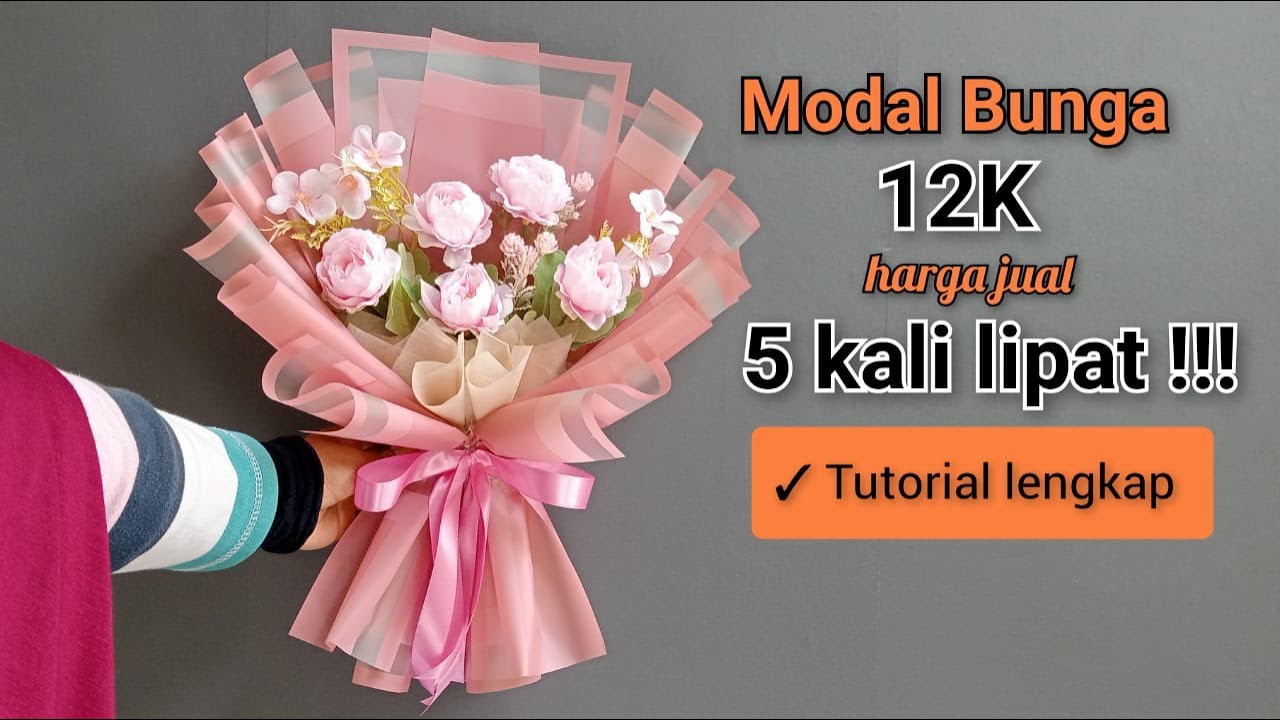 Cara Membuat Buket Bunga Untuk Pemula | Tutorial Buket Bunga
