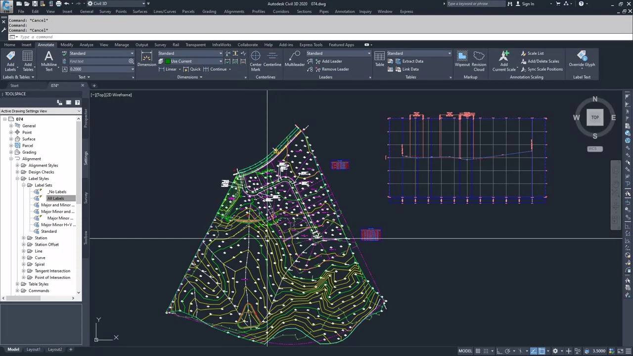 How to Align profile labels of Alignments and Profiles in AutoCAD Autodesk