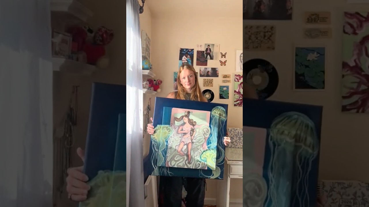 Painting the sides 🤓 #artistsrelate #smallartist #artistpainting #oilpainting #artistsupportartists