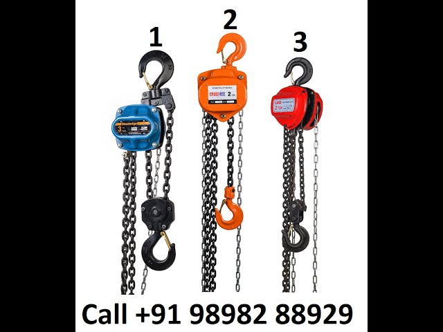 Chain Pulley - 5 Ton Cast Iron Blue Chain Pulley Service Provider from ...