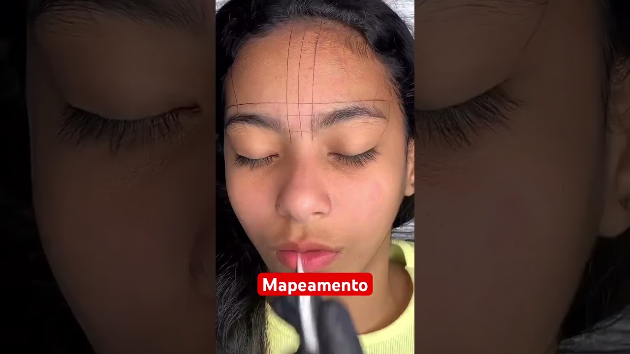 Mapeamento para design de sobrancelha ❤️‍🔥 #designdesobrancelhas #eyebrows #autoestima