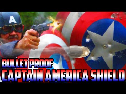 Can a Titanium Captain America Shield Stand Up to Shots From a .45?