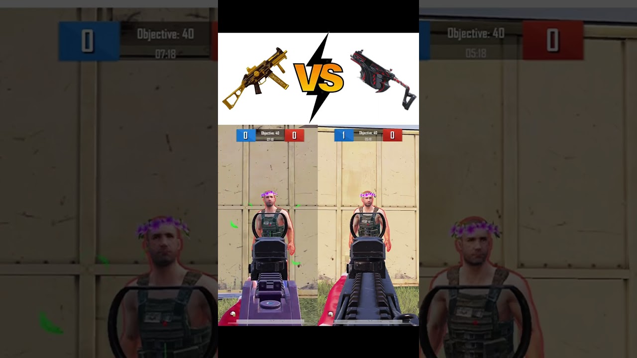 UMP45 VS VECTOR DAMAGE TEST 🔥😍 #pubg