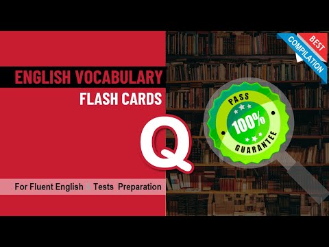 Learn English Vocabulary Words with English, Urdu, Hindi Meaning | Best Compilation | "Q" (Part 1/1)