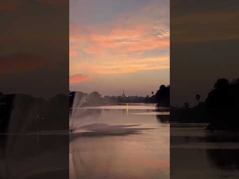 The Most Beautiful Sunset In Yangon