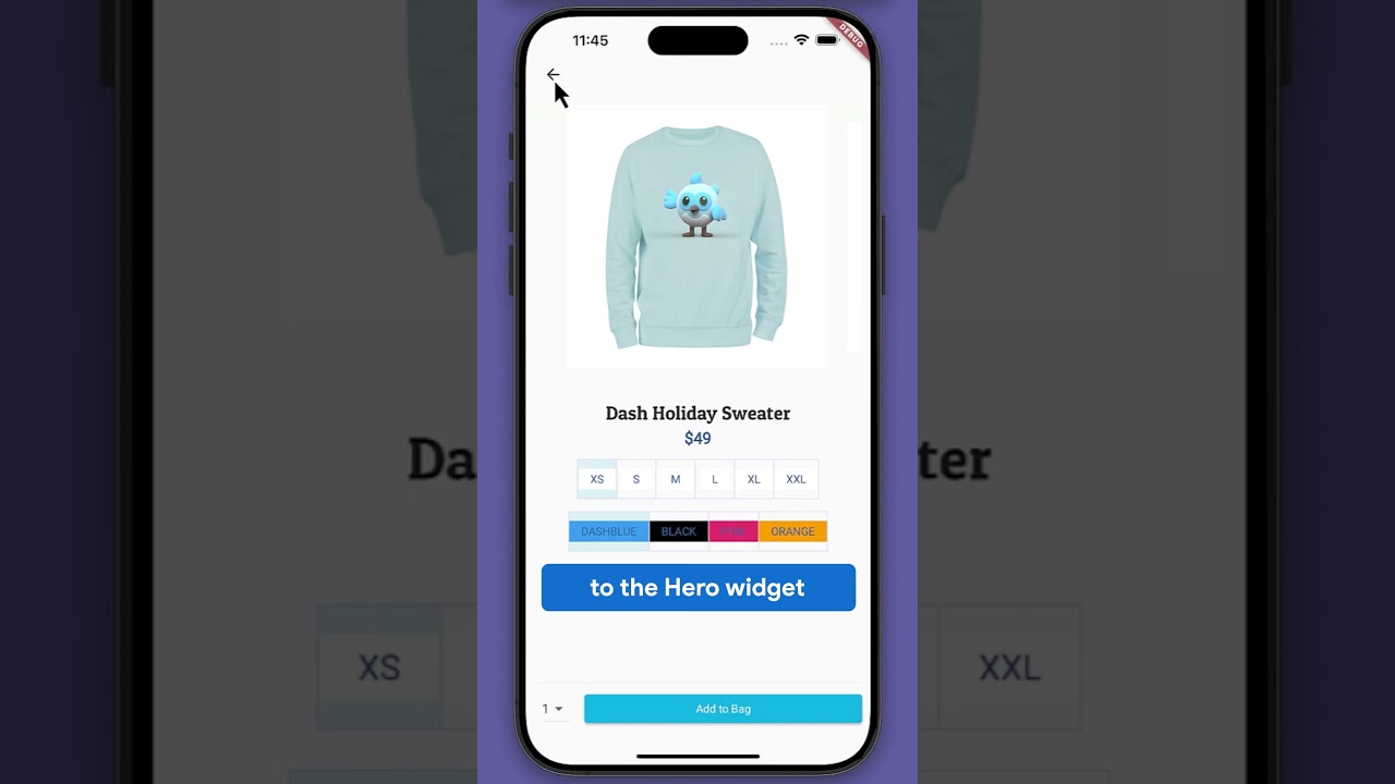 Animate a #Flutter widget across screens