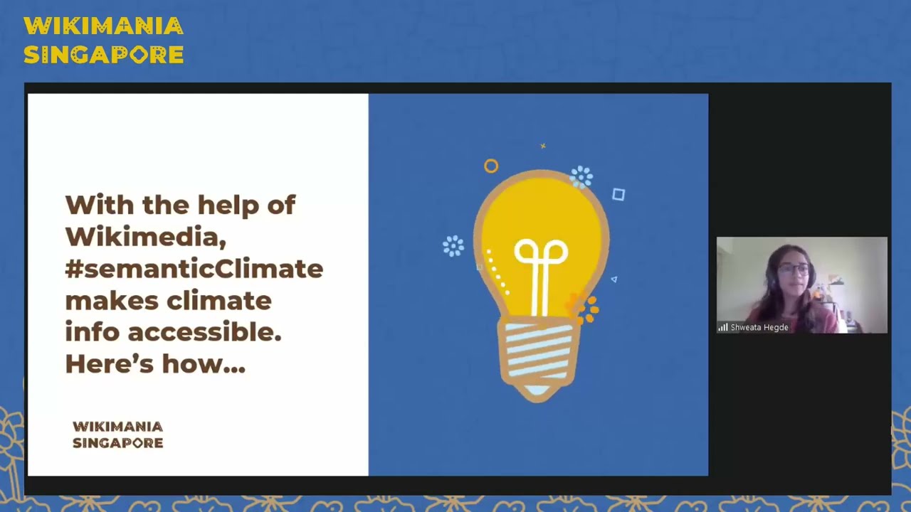 #semanticClimate: Making climate knowledge accessible using Wikidata | #Wikimania2023