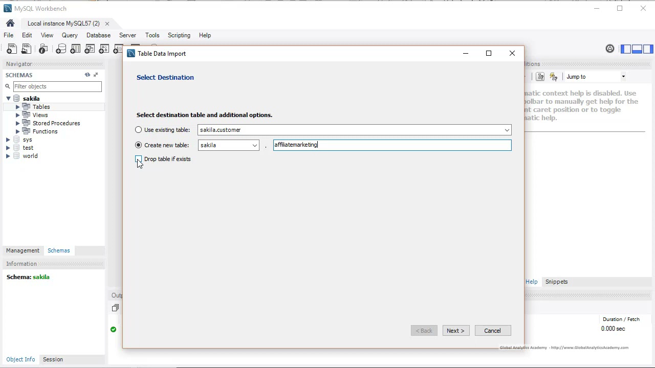 Import a flat file (csv) into SQL Server Database