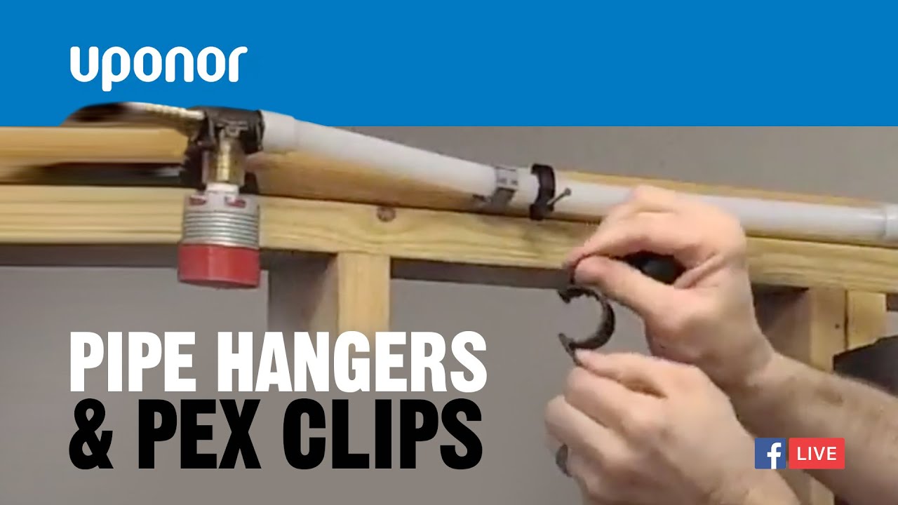 Uponor Pipe Hangers and PEX Clips