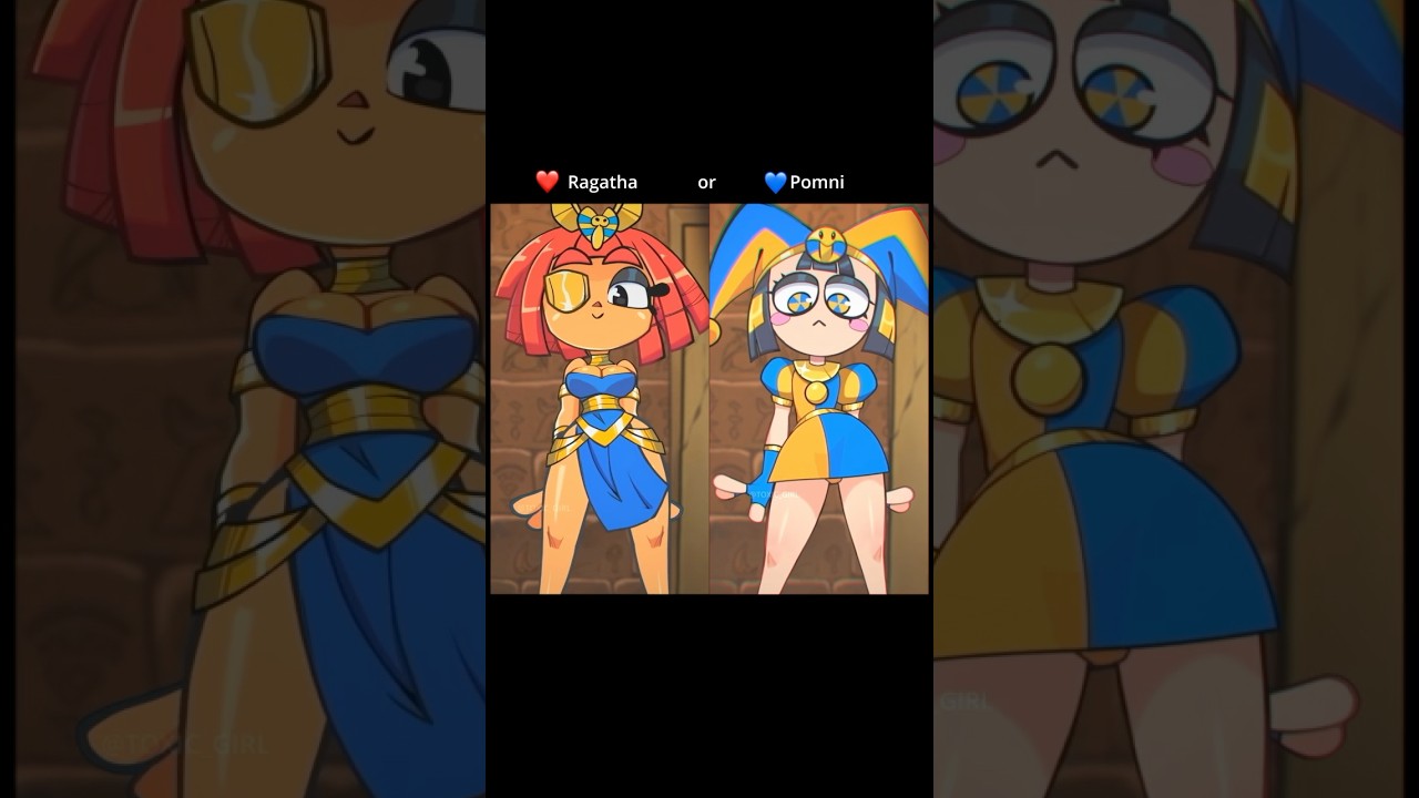 Pomni VS Ragatha / Egyptian Trend (Amazing Digital Circus)
