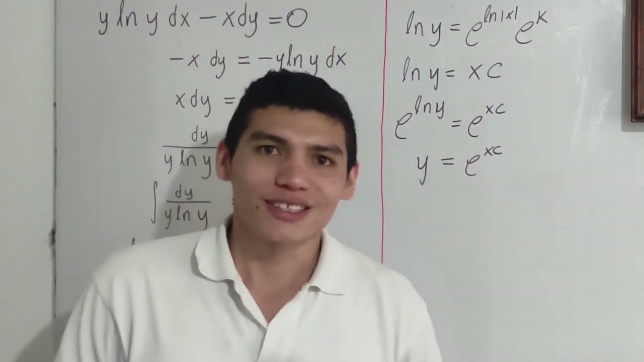 ECUACIONES DIFERENCIALES-  Hallar la solución general de las ecuaciones #diferenciales