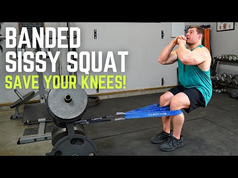 Sissy Squat with Bands - Get More Growth & Less Knee Stress!