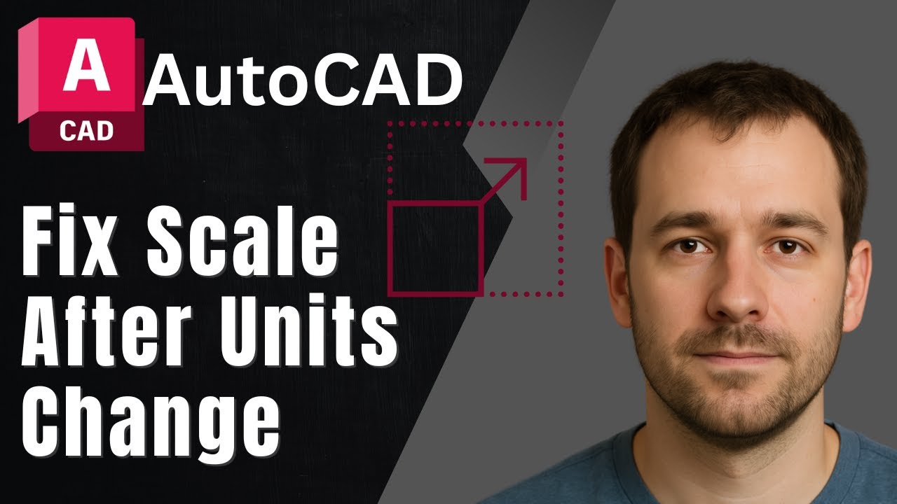AutoCAD: How to Correct Drawing Scale After Changing Units (2025 Tutorial)