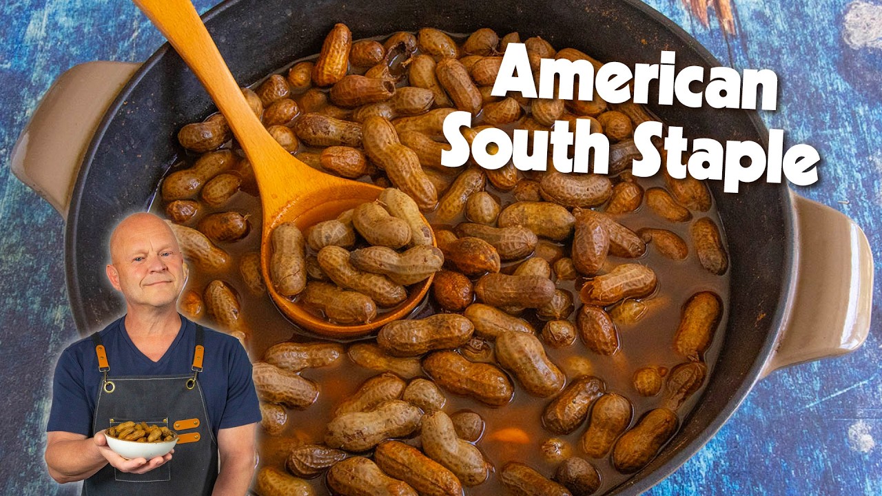Boiled Peanuts (Cajun Spiced, Easy on the Stovetop)