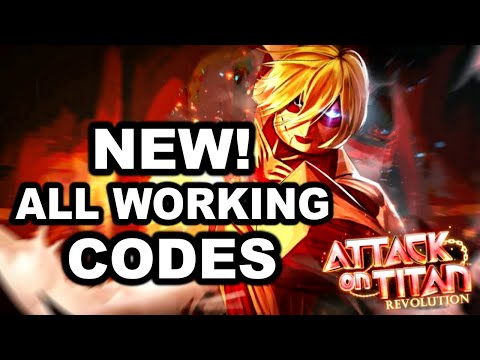 *NEW* ALL WORKING CODES FOR ATTACK ON TITAN REVOLUTION - ROBLOX AOTR CODES