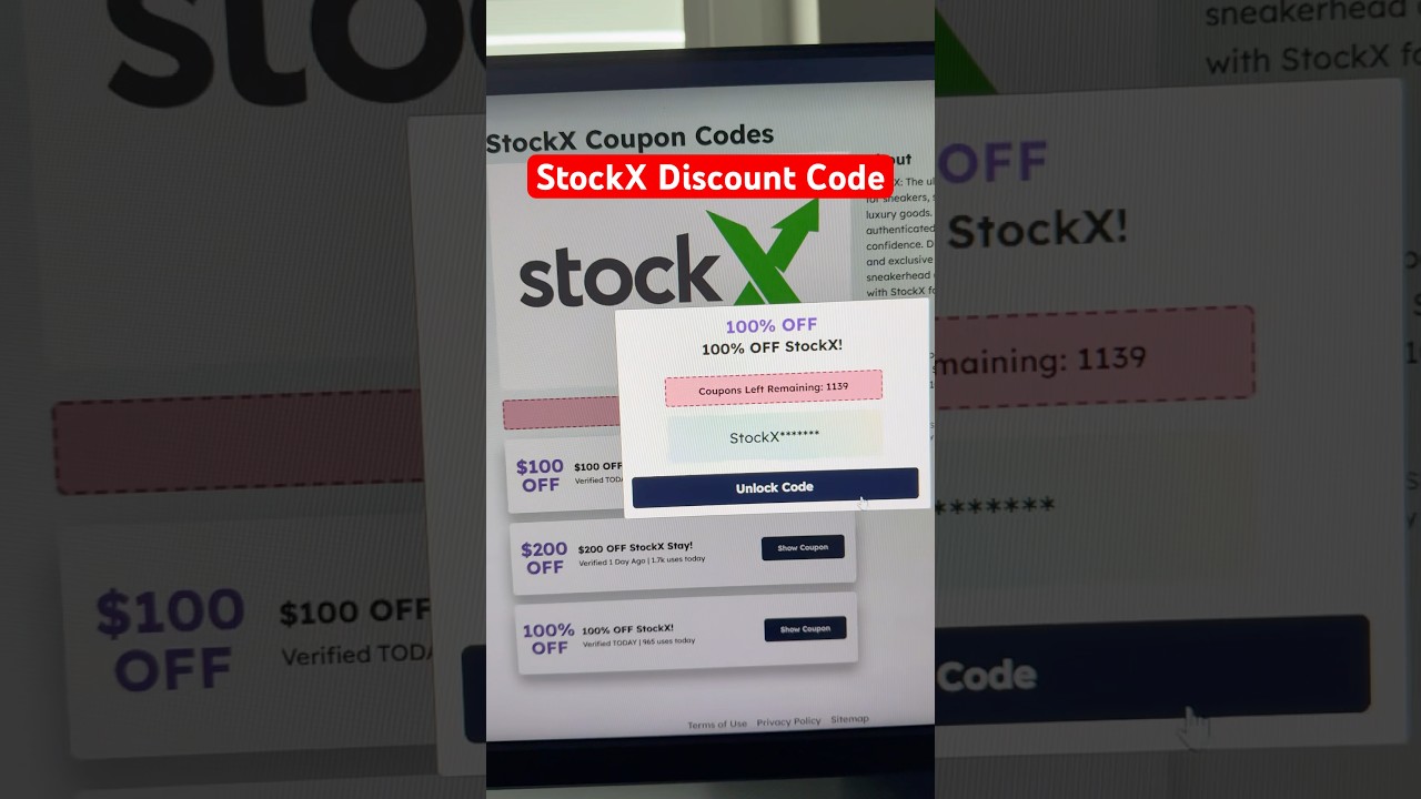 StockX Discount Code 2026 | How to Get StockX Coupon & Promo Codes