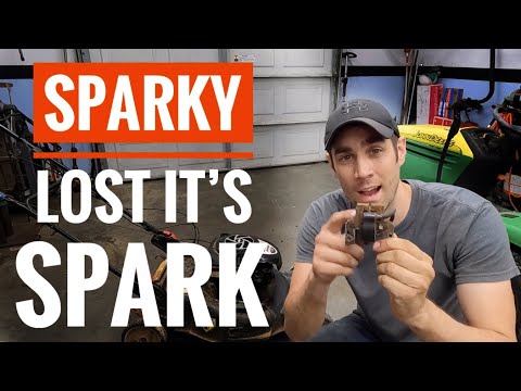 How to diagnose and replace ignition coil with no spark on your mower.