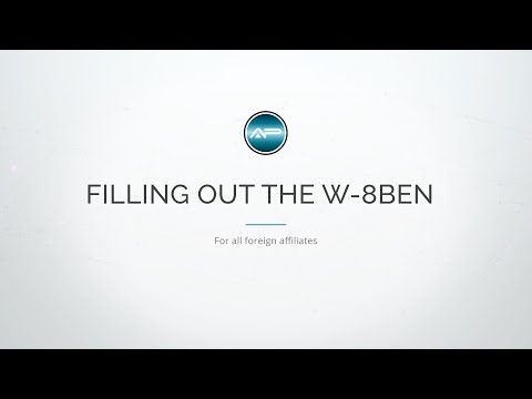 Completing the W-8BEN Form