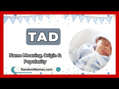 Tad - Baby Boy Name Meaning, Origin & Popularity - RandomNames.com