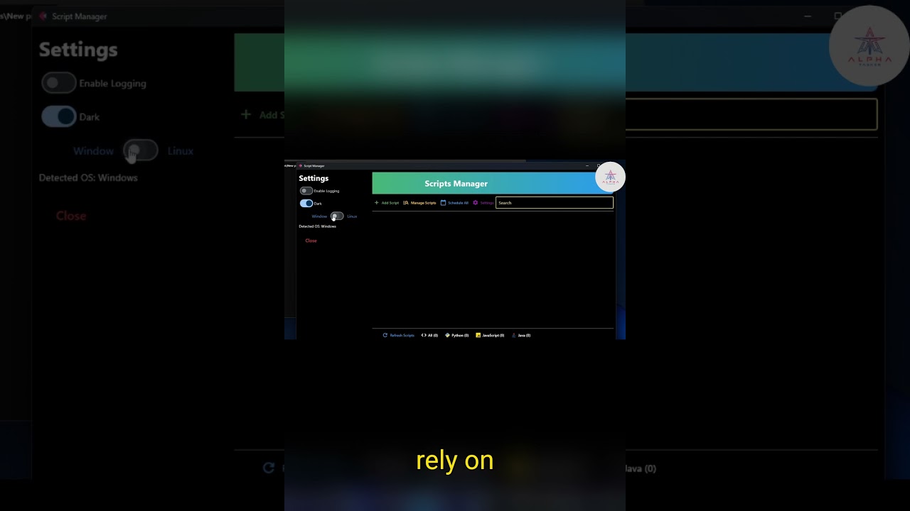 Script Executor: Manage Python, Java & JS Scripts on your compurer | 2025