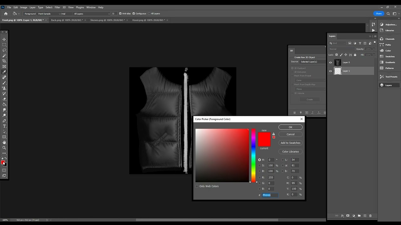IMVU How to recolor texture maps quick and easy
