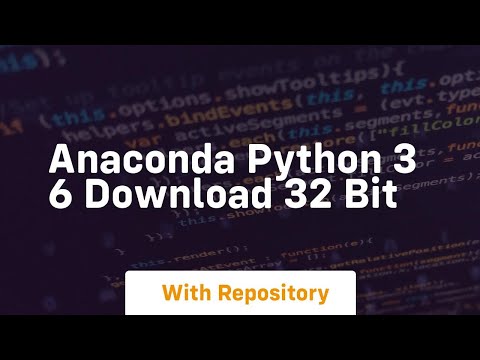 anaconda python 3 6 download 32 bit