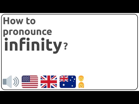 How to pronounce infinity in english?
