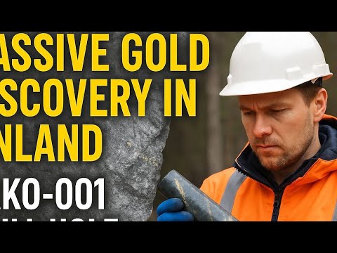 Massive Gold Discovery in Finland: UKKO-001 Drill Hole Hits 3 High-Grade Zones