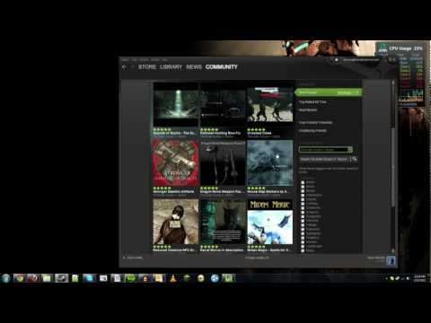 Skyrim Guides: How to install mods through Steam