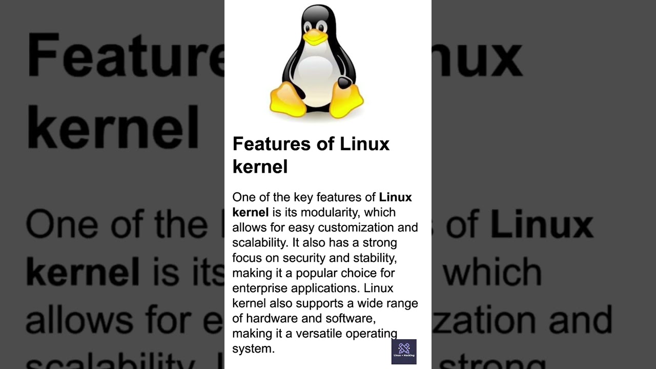 Inside the Linux Kernel: A Comprehensive Overview