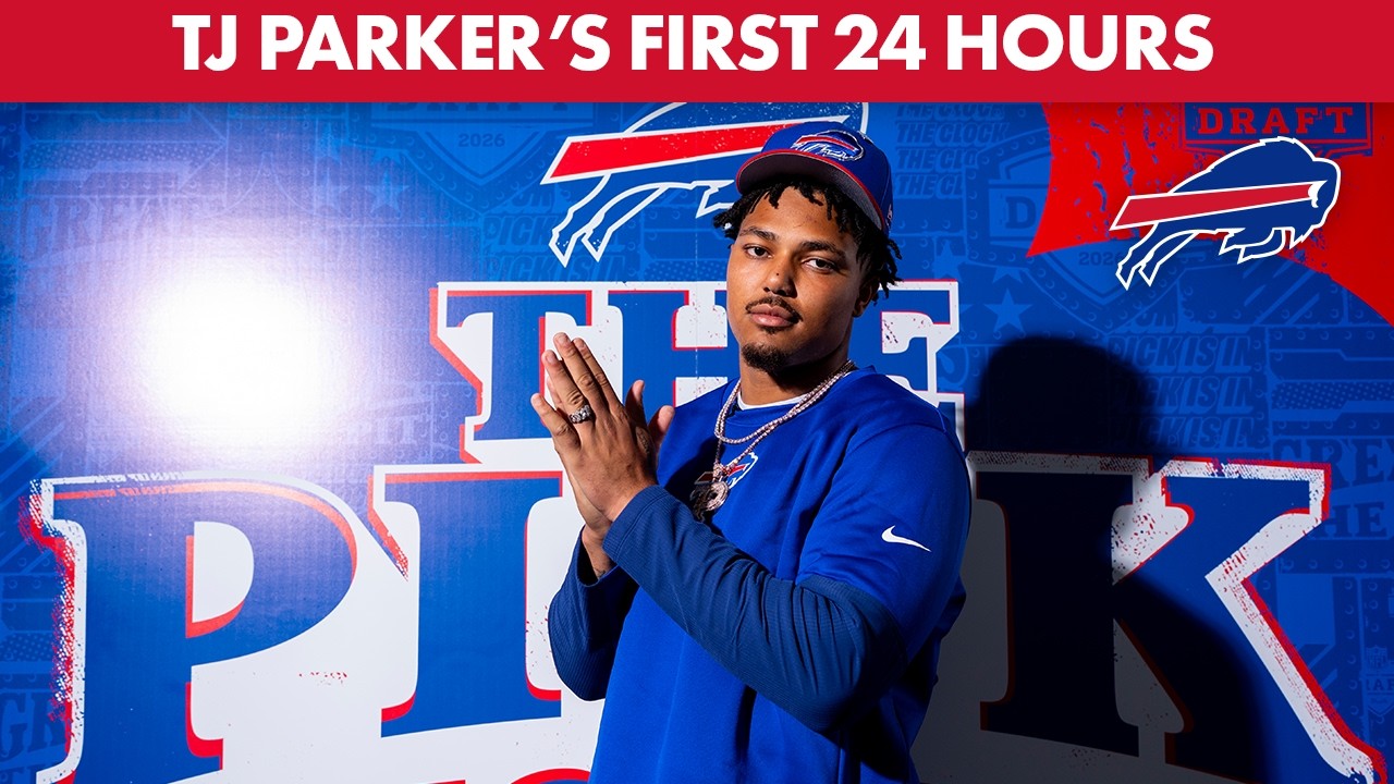 Exclusive Look At TJ Parker's First 24 Hours As A Buffalo Bill! | 2026 NFL Draft