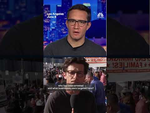 Protests break out after ICE raids in LA