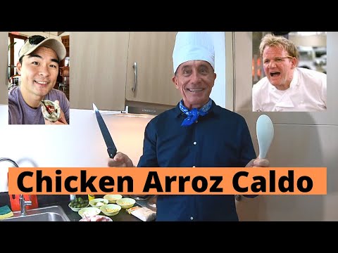Chicken ARROZ CALDO - LUGAW - Chicken Arroz Caldo recipe.