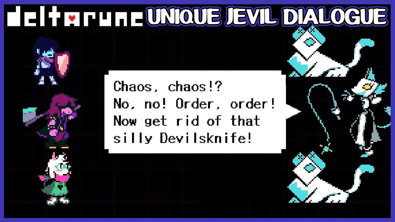 Tasque Manager unique Jevil dialogue - Deltarune Chapter 2