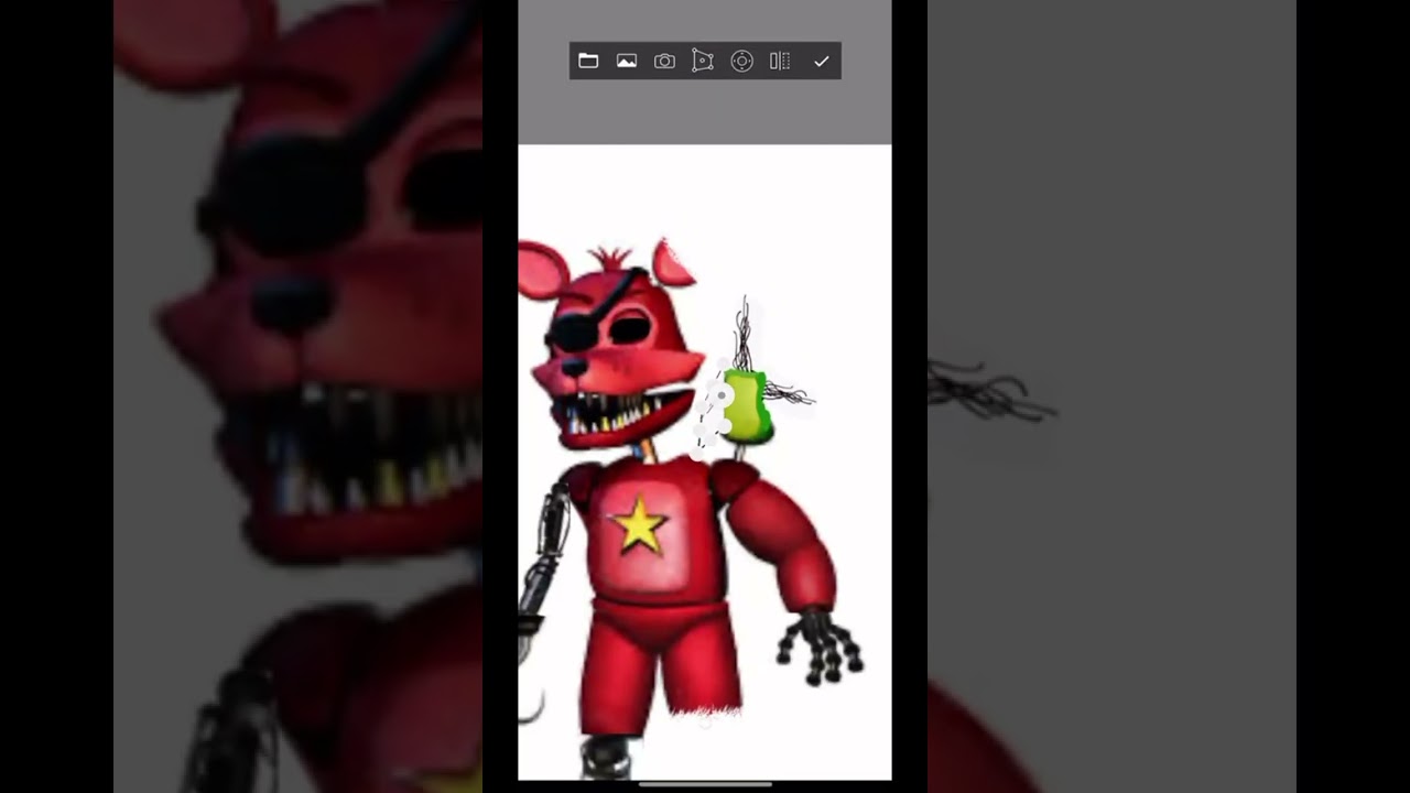 Making withered rockstar foxy