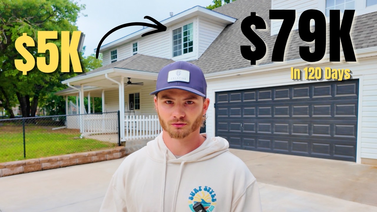 How I Turned $5,000 Into $79K Flipping This House (Full $ Breakdown)