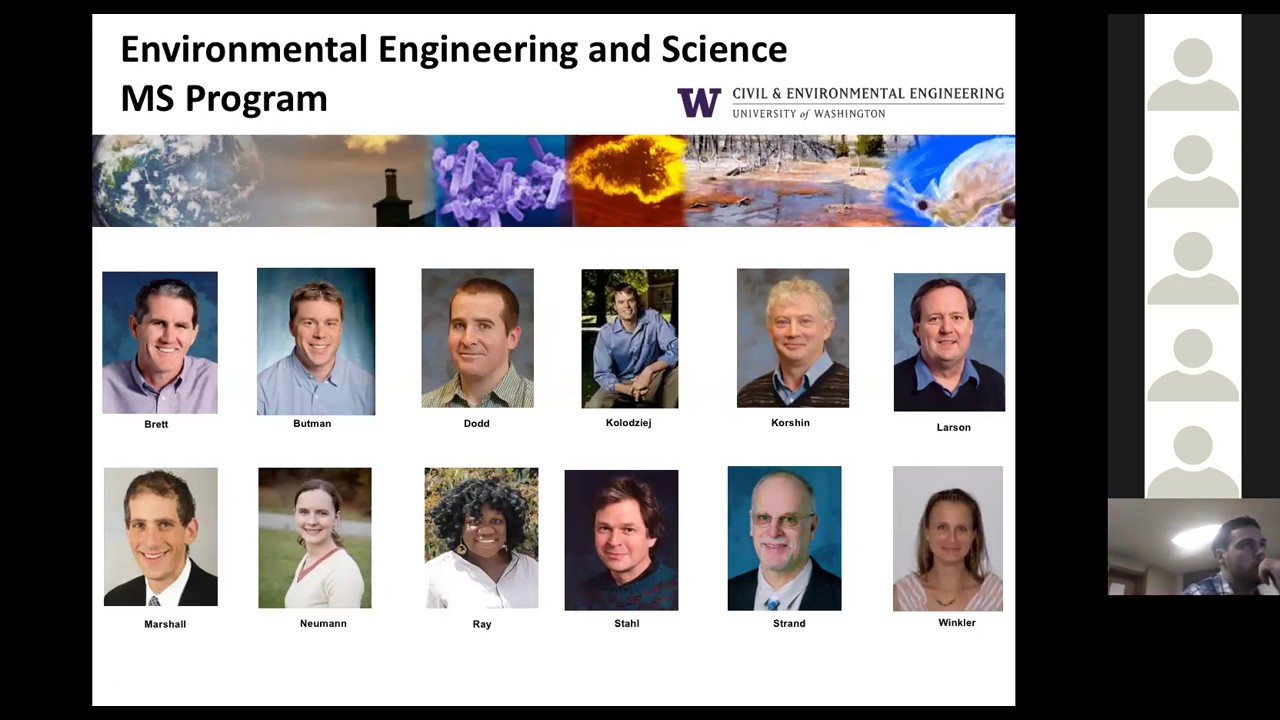 Environmental Engineering and Science MS Program Information Session Part 1