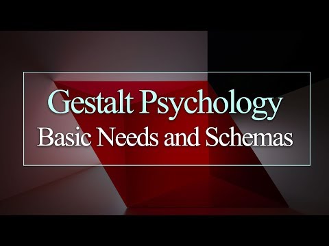 Gestalt Psychology, Basic Needs and Schemas