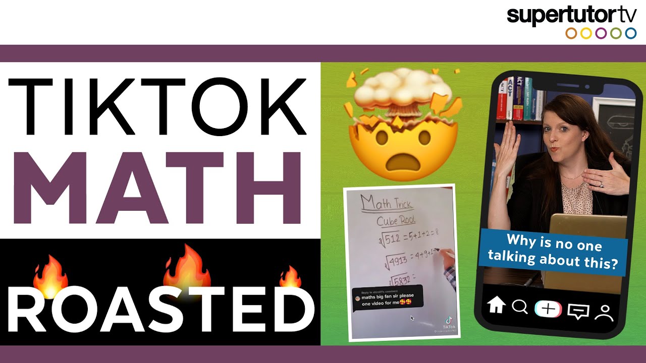 Stanford Tutor Reacts to TikTok Math Videos! Roasted 🔥🔥