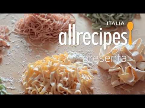 Tagliatelle fatte in casa - videoricette di pasta fatta in casa