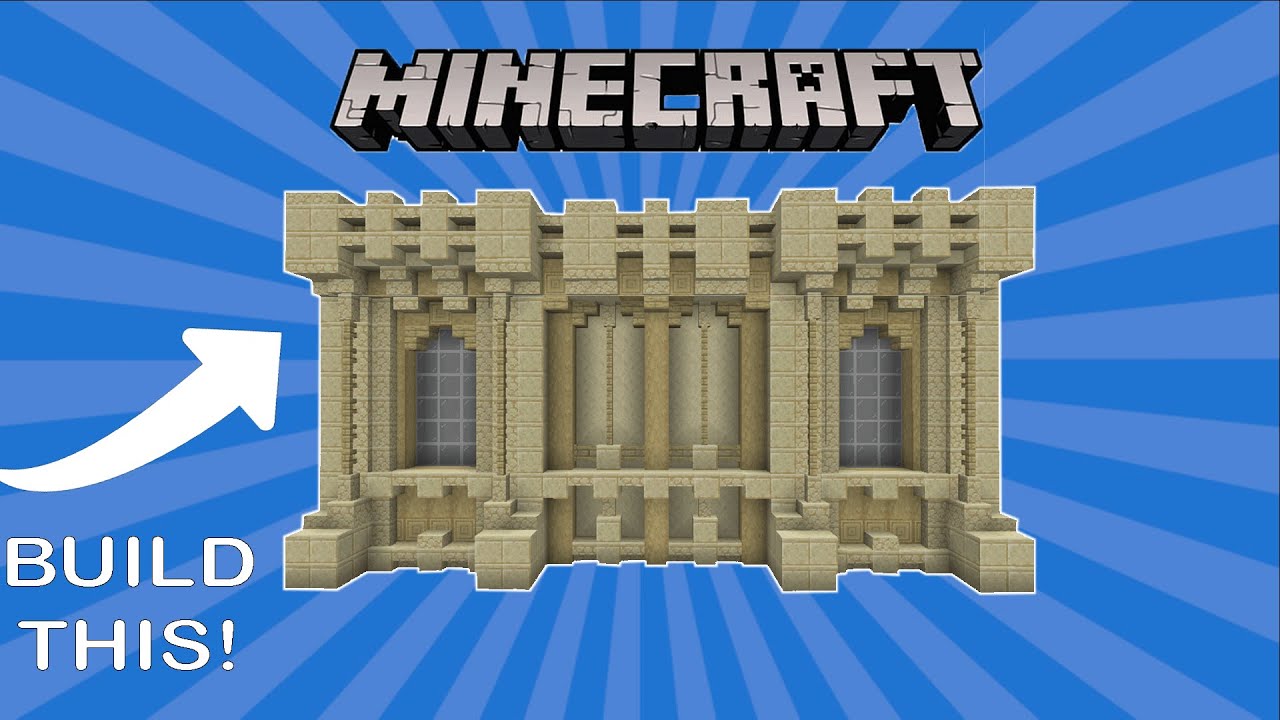 Minecraft Tutorial - How to build 1.20 DESERT WALL!